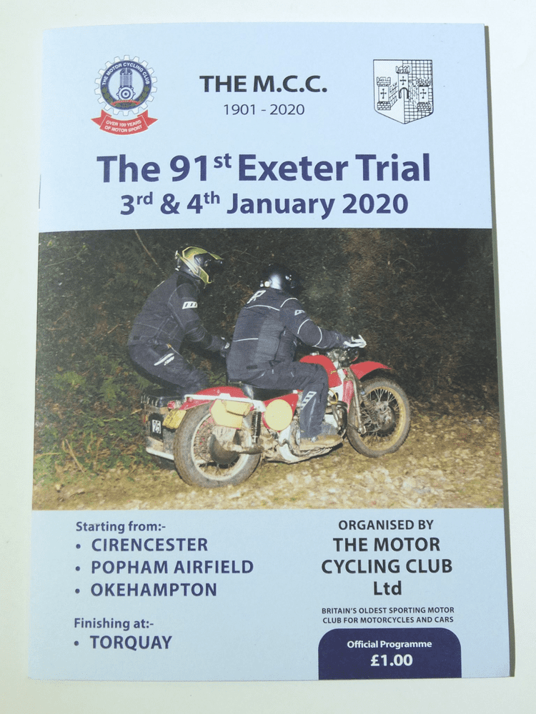 EXETER Trial 2020 January 4th MCC