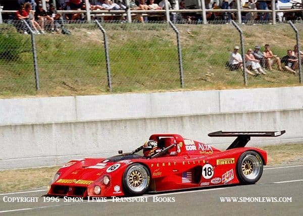 Ferrari 333SP Velez/Evans/Muller Photo Le Mans 1996 Dunlop Curve