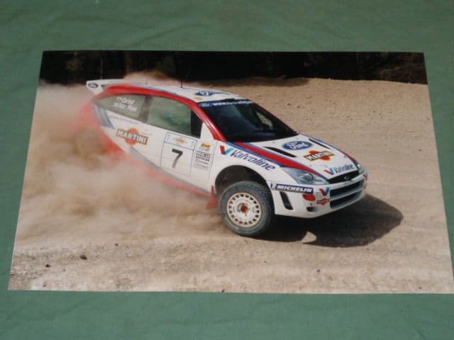 FORD FOCUS WRC Martini McRae/Grist ACROPOLIS 1999 12x8" photo A