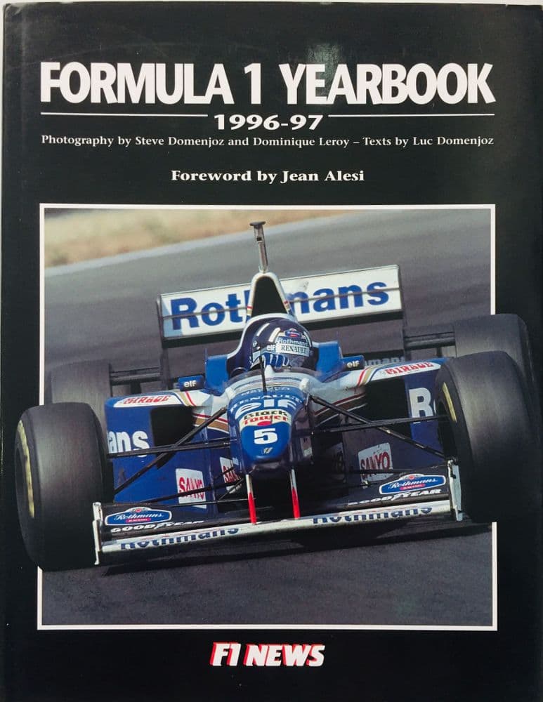 FORMULA 1 YEARBOOK 1996 7 Domenjoz 1996 FORMULA 1 YEARBOOK 1996 7 Domenjoz 1996