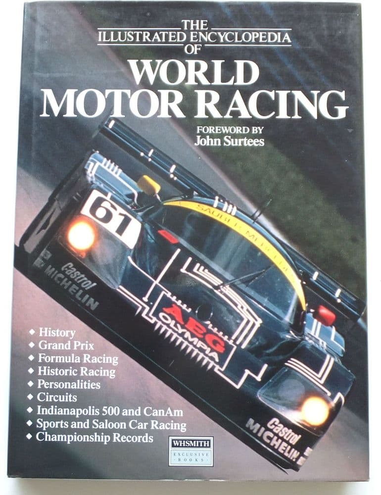 ILLUSTRATED ENCYCLOPEDIA OF WORLD MOTOR RACING Coulter 1990