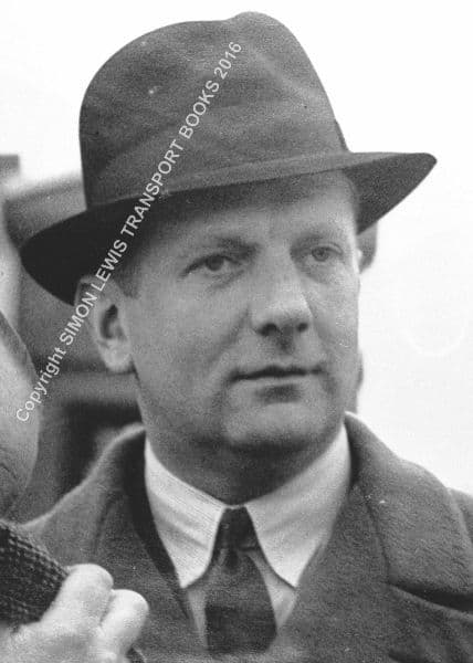 John Cobb portrait Probably at Brooklands early 1930s