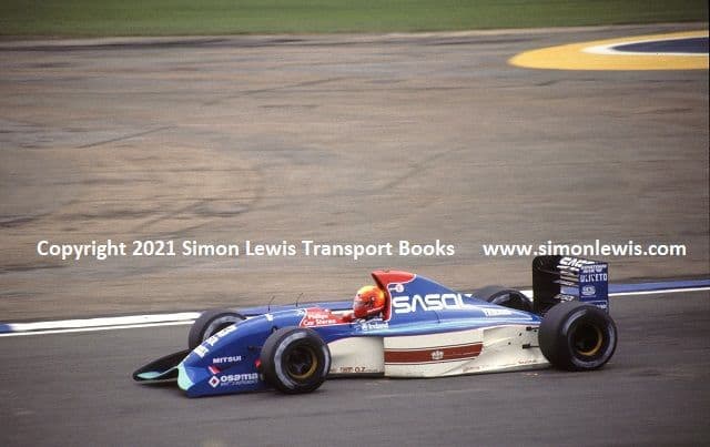 JORDAN 192 Mauricio Gugelmin photo British GP 1992