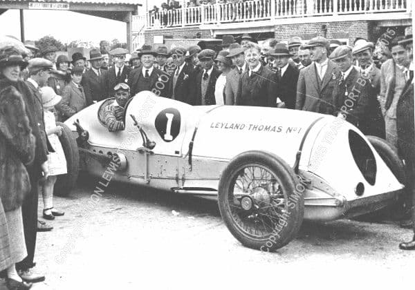 Leyland Thomas Special Parry Thomas Brooklands paddock 1926