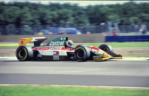 Lotus 107 Zanardi at speed British GP 1993