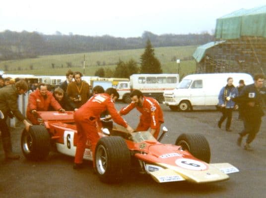 Lotus 56B Turbine 4wd paddock 1971 Brands b