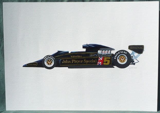 Lotus 78 JPS Mario Andretti 1978 Acrylic