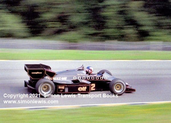 Lotus 94T Renault Turbo Mansell British GP 1984 B