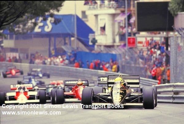Lotus 97T Renault Turbo Ayrton Senna F1 Monaco 1985 St Devote