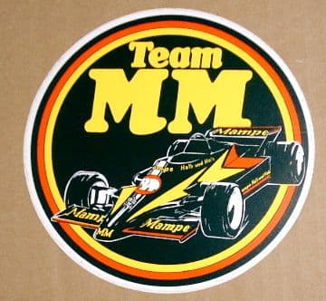 MAURER F1 TEAM MM 1980 sticker