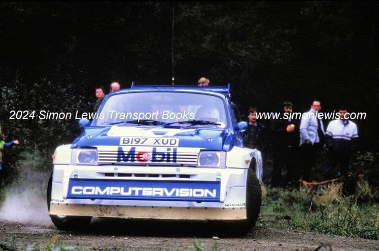 MG 6R4 COMPUTERVISION B197 XUD Tony Pond/Rob Arthur 1985 Audi Sport ...