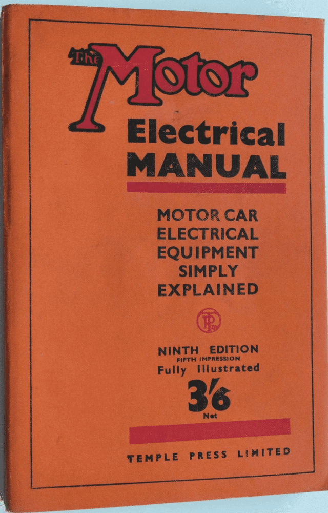 Motor Electrical Manual The 1944
