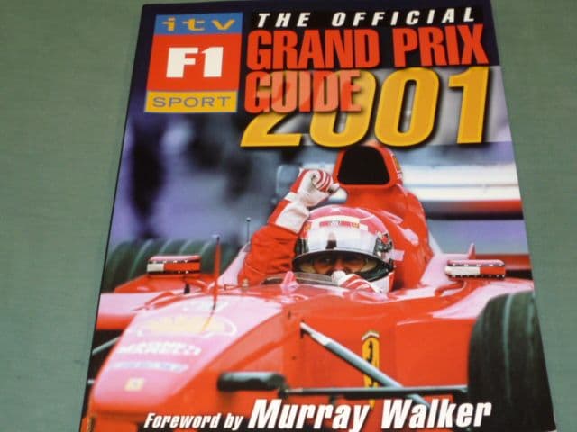 OFFICIAL ITV F1 SPORT GRAND PRIX GUIDE 2001 THE Jones 2001 softback
