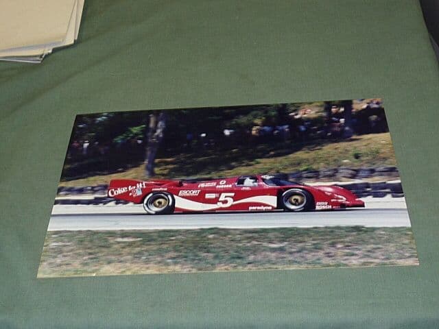 PORSCHE 962 COCA-COLA Bob Aitken IMSA 1986 12x8" photo