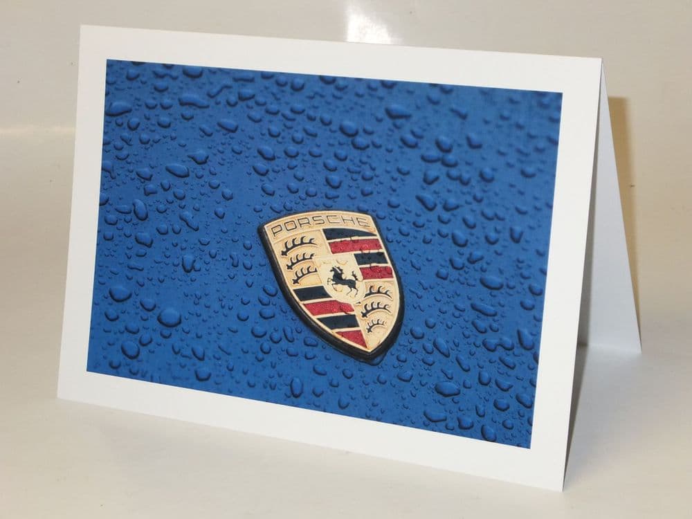 PORSCHE Badge Card