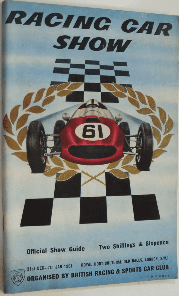 RACING CAR SHOW 1961 program