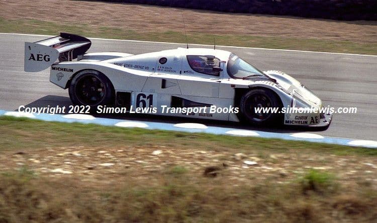 SAUBER C9 MERCEDES-BENZ Group C Acheson/Baldi Brands Hatch SWC 1989