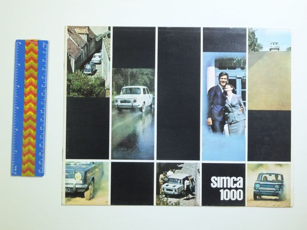 SIMCA 1000 1965 8- page brochure GB