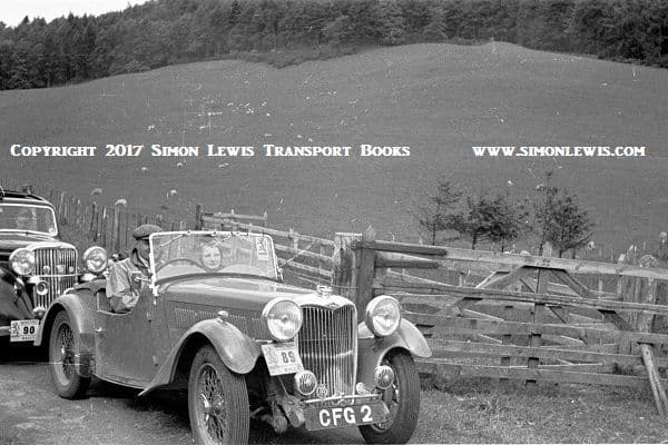 Singer CFG 2 Leslie Macdonald Scottish Rally 1938