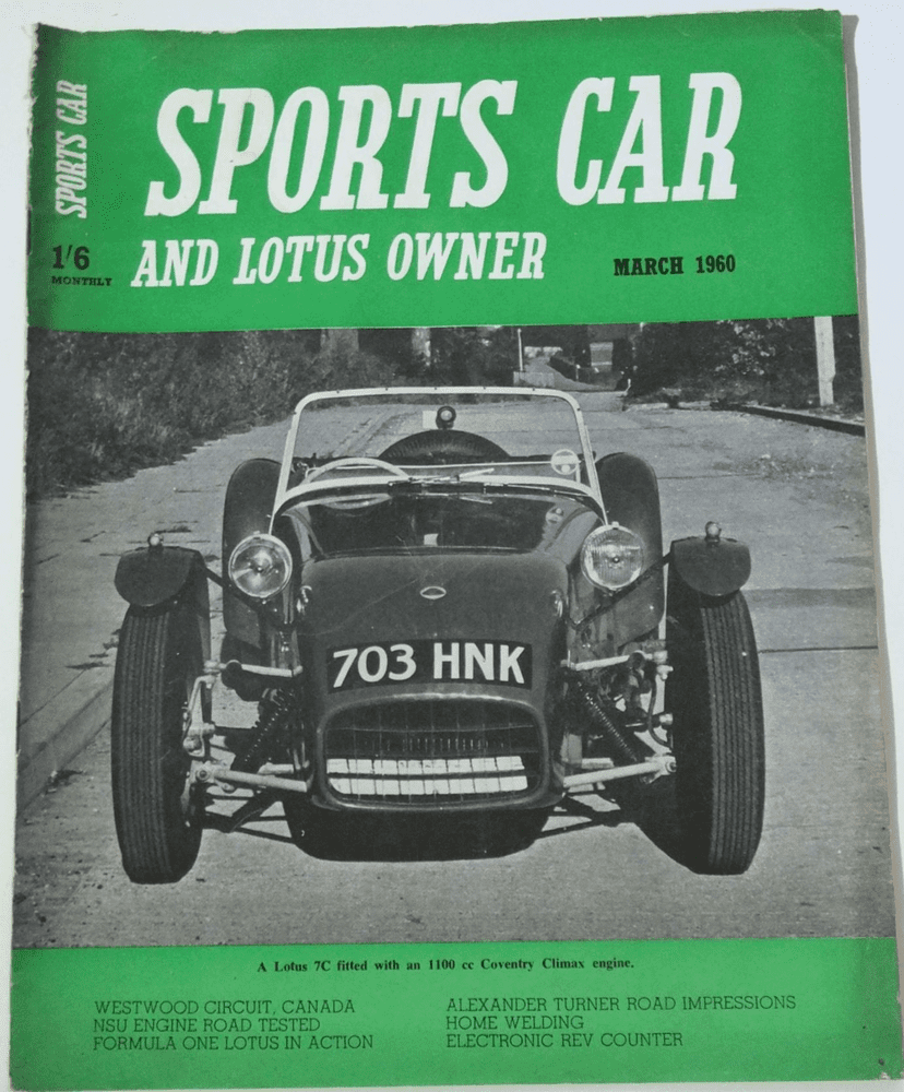 SPORTS CAR AND LOTUS OWNER March 1960