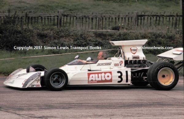 Surtees TS14 John Surtees Testing Goodwood 1973 Photo a