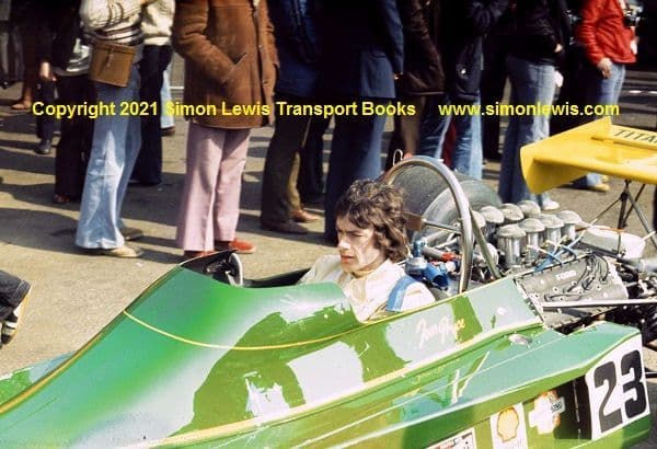 Token F1 Tom Pryce Silverstone paddock 1974 Daily Express Trophy B
