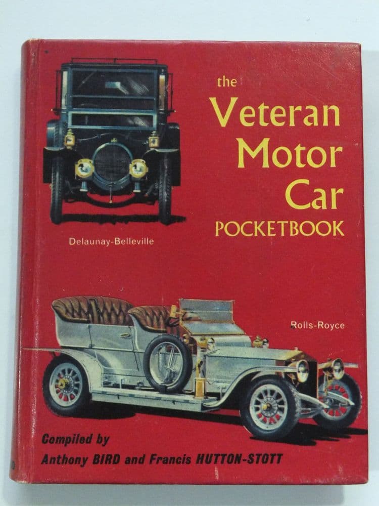 VETERAN MOTOR CAR POCKETBOOK THE Bird & Hutton-Scott 1963