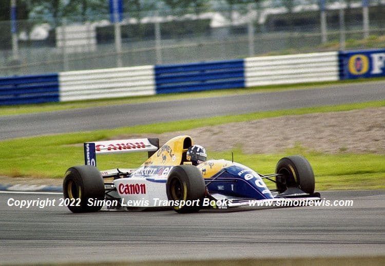 Williams-Renault FW15 Damon Hill Silverstone F1 test 1993