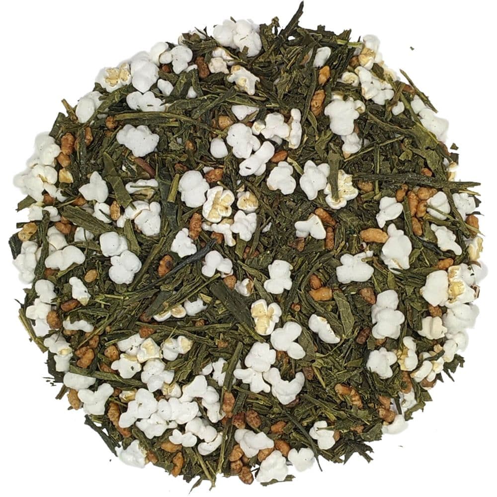 Genmaicha Popcorn Green Loose Leaf Tea in Assorted Packs
