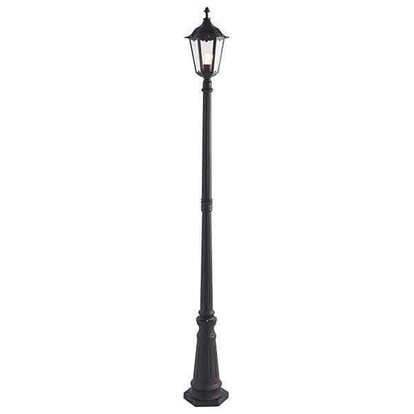 Burford Outdoor Post in a Black Finish IP44 - ENDON 76551