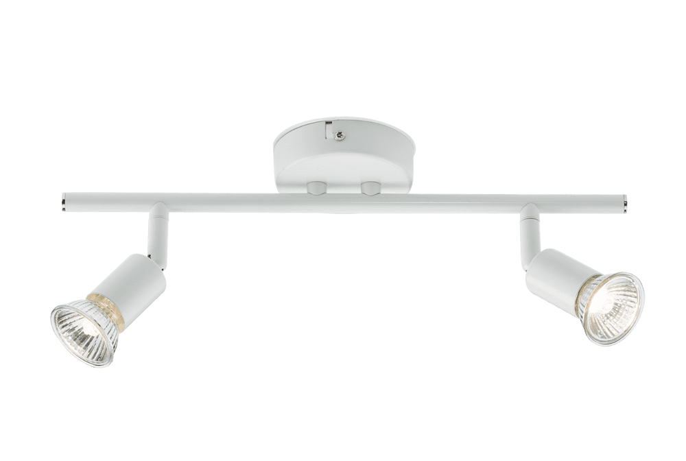 Raven 2 Light Spot Bar in a White Finish