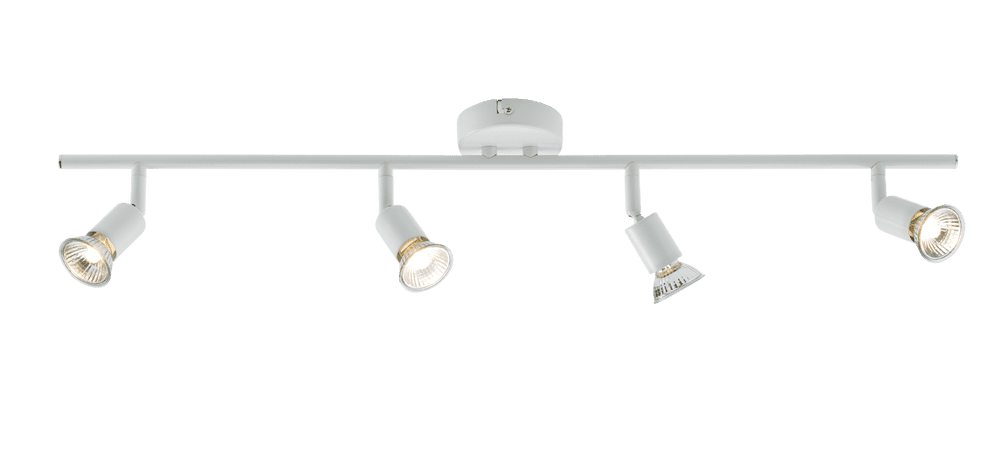 Raven 4 Light Spot Bar in a White Finish