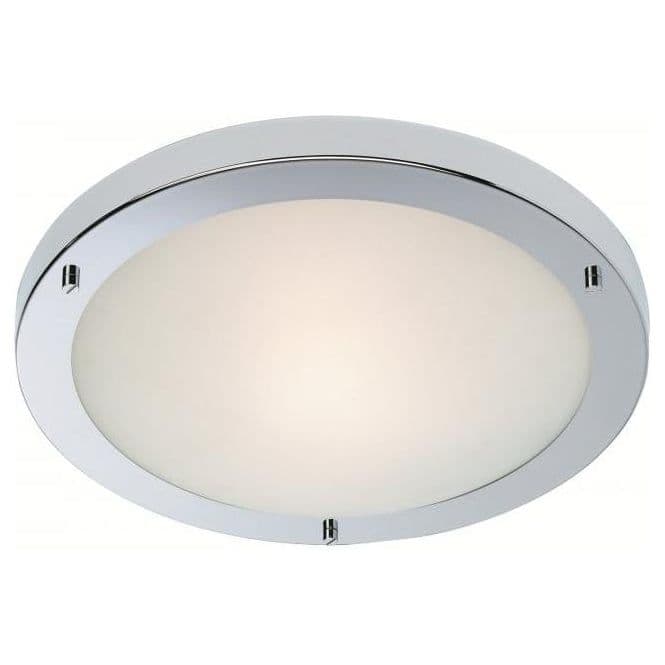 Rockwell Bathroom Flush Fitting in a Polished Chrome Finish and Opal ...