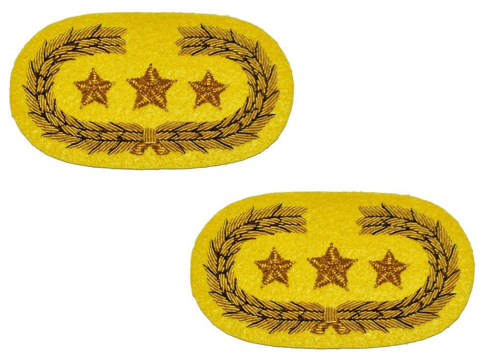 Confederate Cavalry General Collar Insignia Set 2