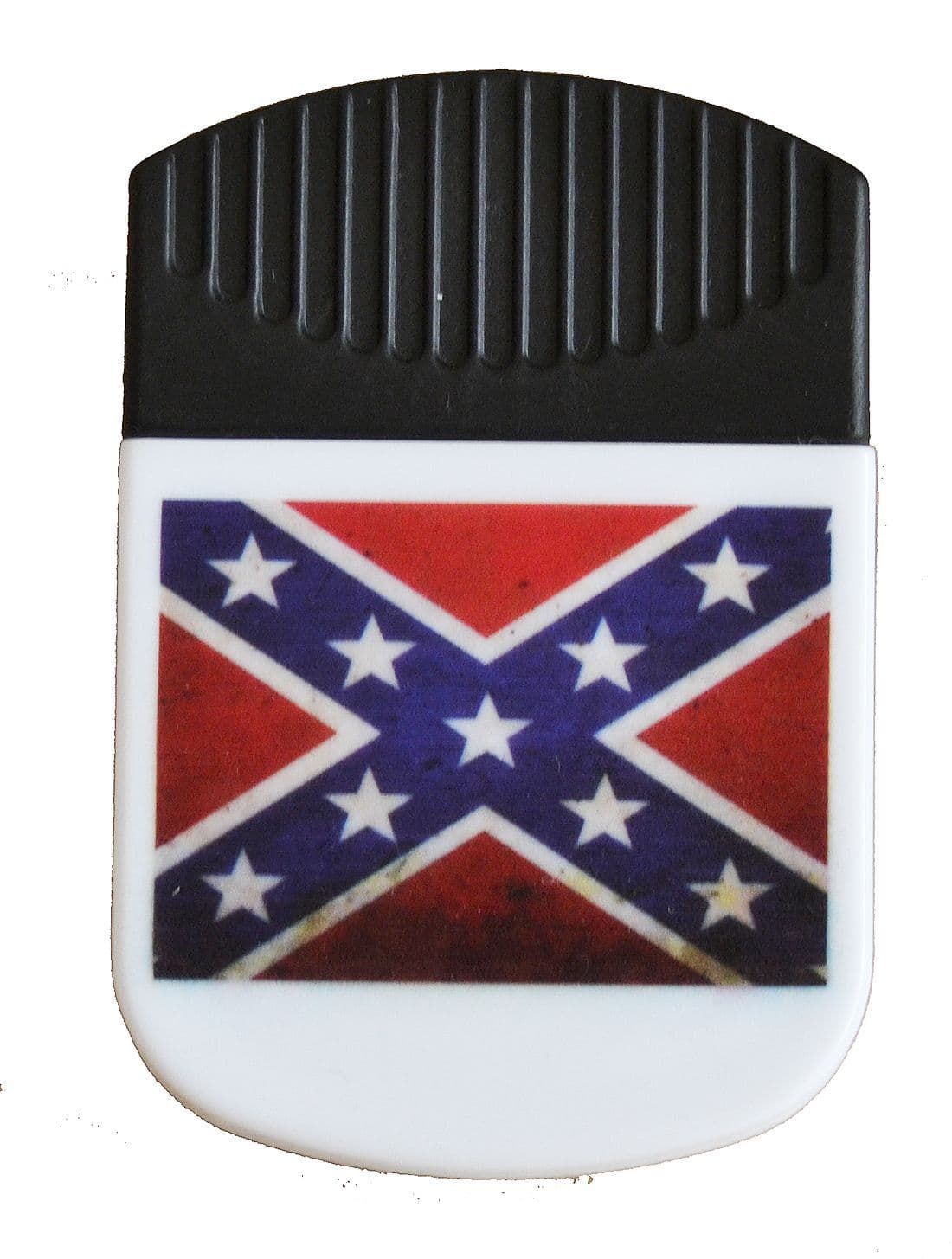 Confederate Flag Large Plastic Note Holder Magnet