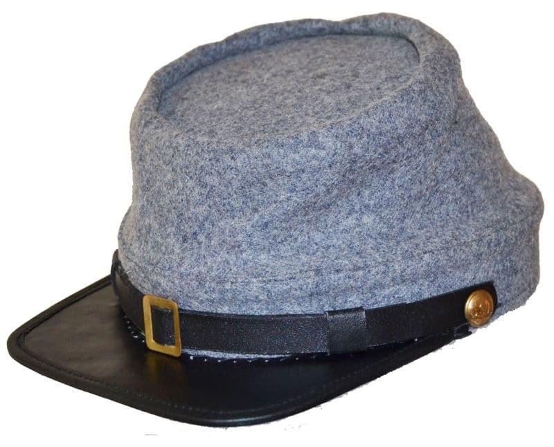 Confederate Plain Grey Classic Kepi