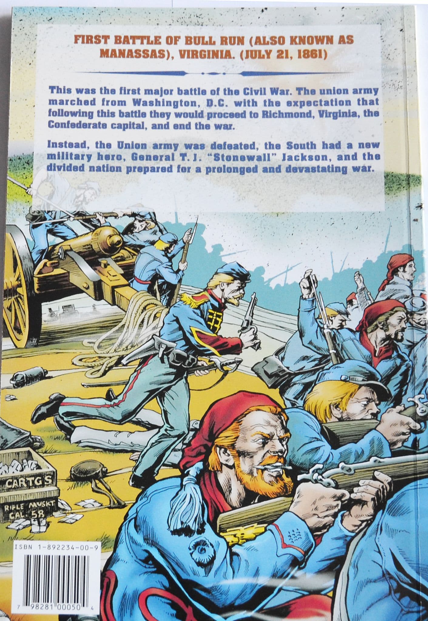 Epic Battles of The Civil War Bull Run Marvel Historical Comics