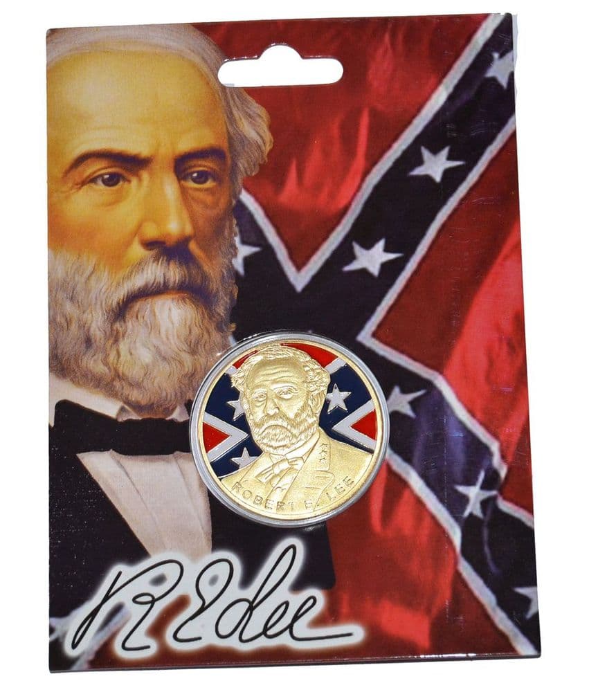 Gold Coloured General Robert E Lee Collectors Coin