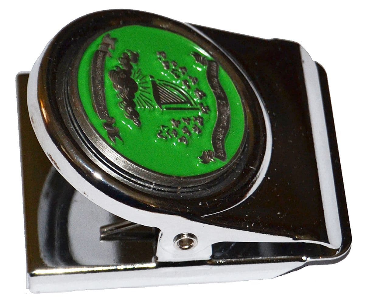 Irish Brigade Flag All Metal Note Holder Magnet