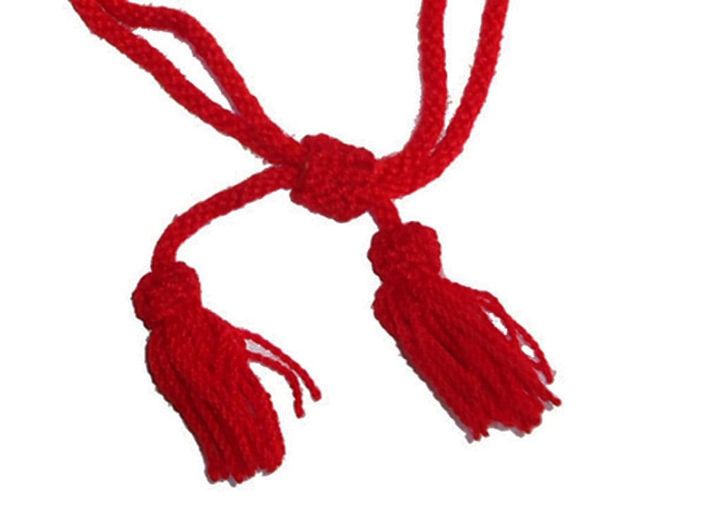 Red Artillery Wool Hat Cord
