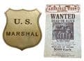 Replica Butch & Sundance Wild Bunch Wanted Poster & Badge
