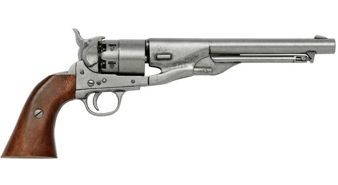 Replica Colt Army Revolver Grey Finish