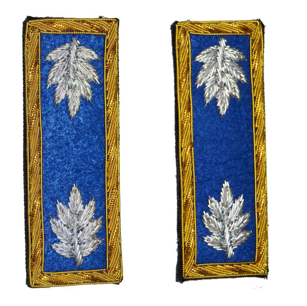 Union Infantry Lt Colonel Shoulder Insignia Set