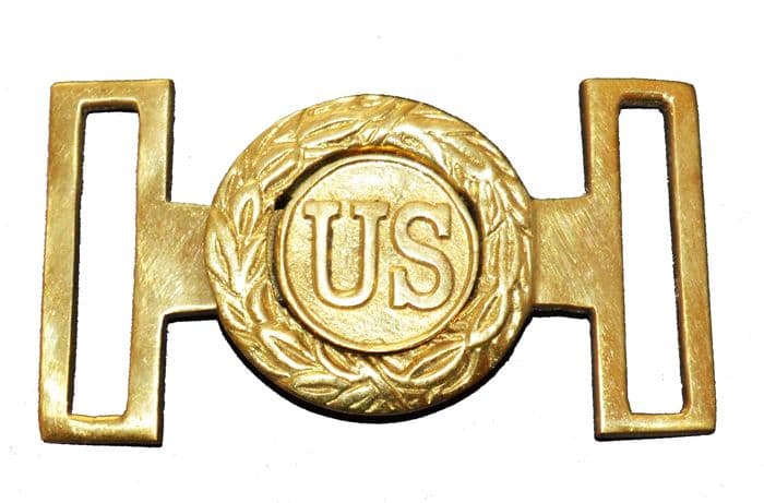 US Union Plate & Spoon Belt Buckle