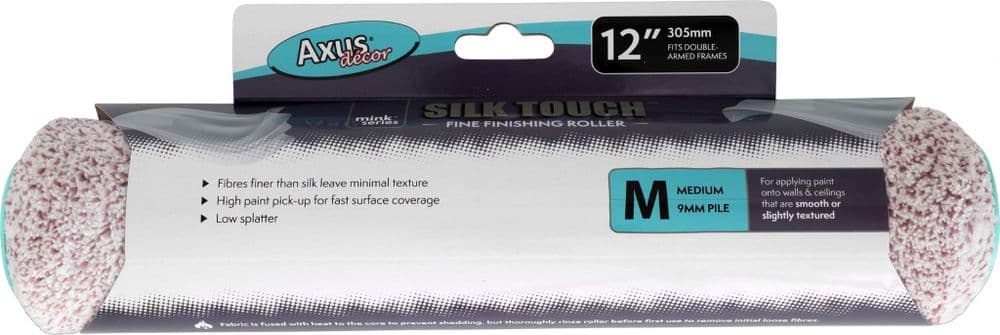 Axus AXU/RM12M 12" Silk Touch Roller Medium Pile