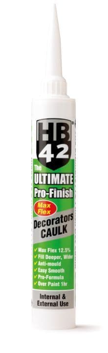 HB42 Ultimate Pro-Finish Decorators Caulk White 380ml