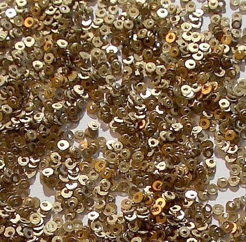 Large Pack 2mm Satin Gold Flat Round Sequins x 20g
