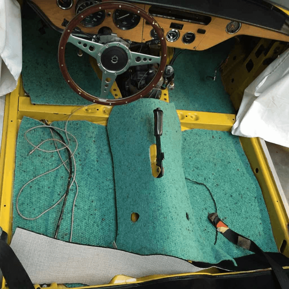 Classic Car Underlay & Sound Proofing Set Made to Order for Fiat X1/9
