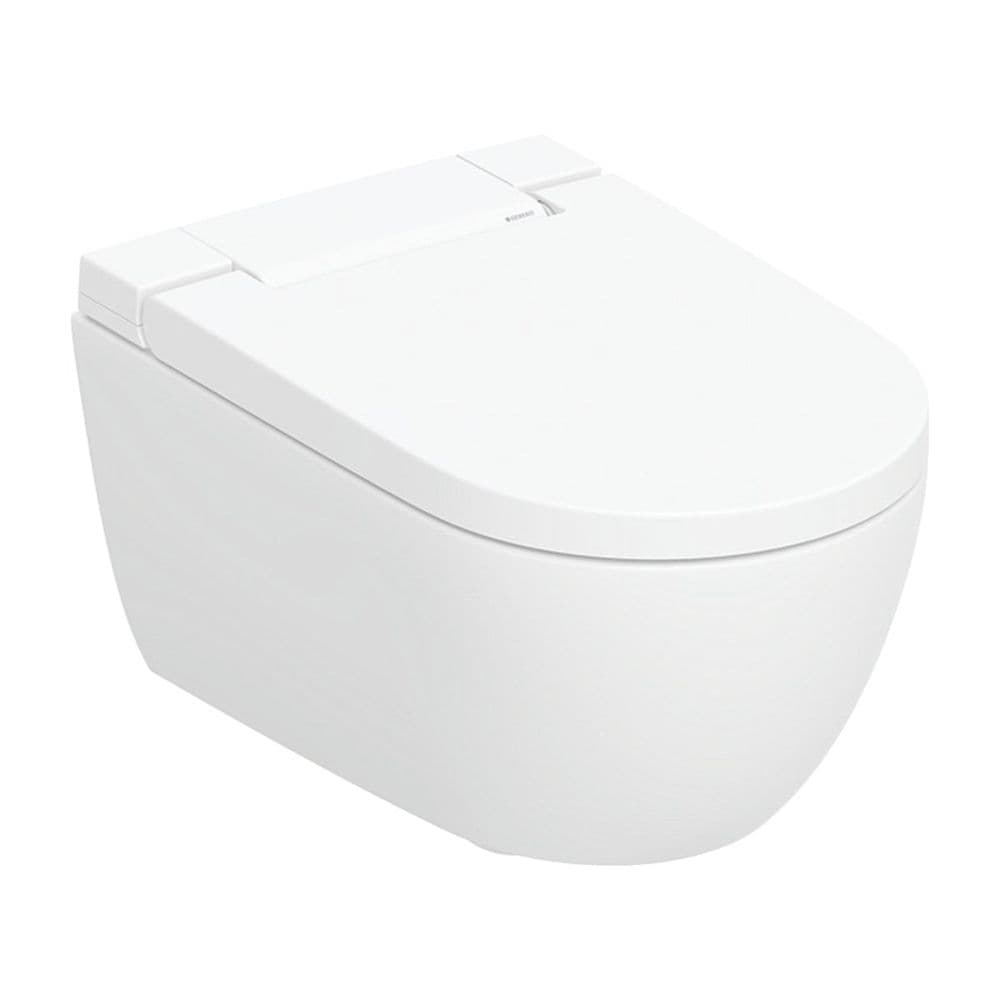 Geberit AquaClean Alba WC lavant suspendu avec TurboFlush avec abattant ...