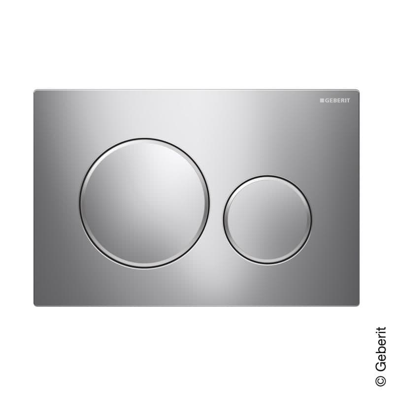 Geberit Sigma 20 Plaque de déclenchement 115882KH1 Chrome Brillant ...